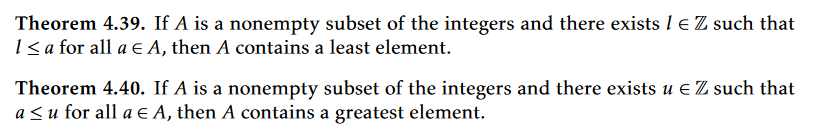 Solved Theorem 4.39. If A is a nonempty subset of the | Chegg.com