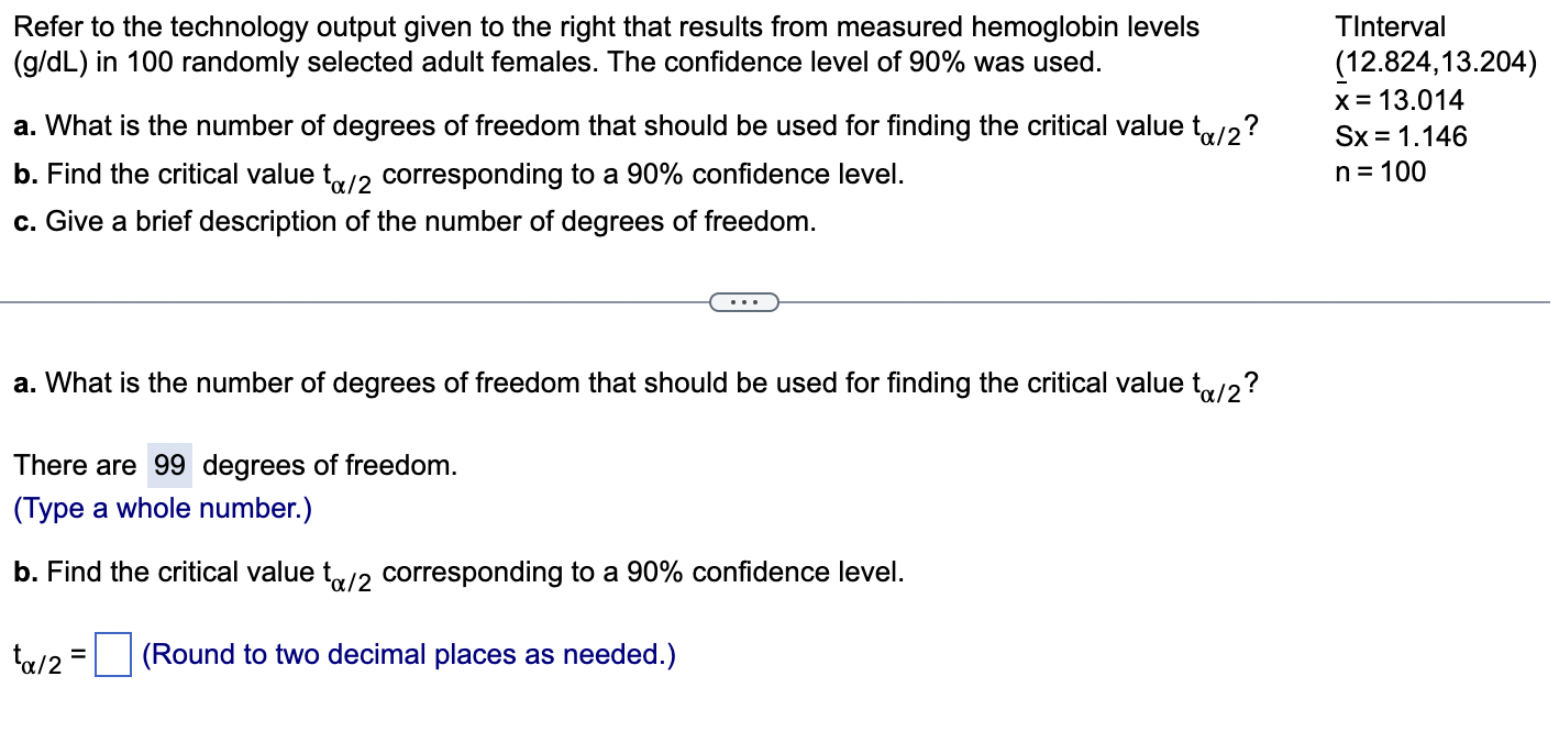 Solved Refer to the technology output given to the right | Chegg.com