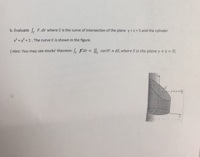 Evaluate integral_C F middot dr where C is the curve | Chegg.com