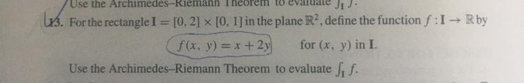 Solved Use the Archimedes-Riemann heoren 23. For the | Chegg.com