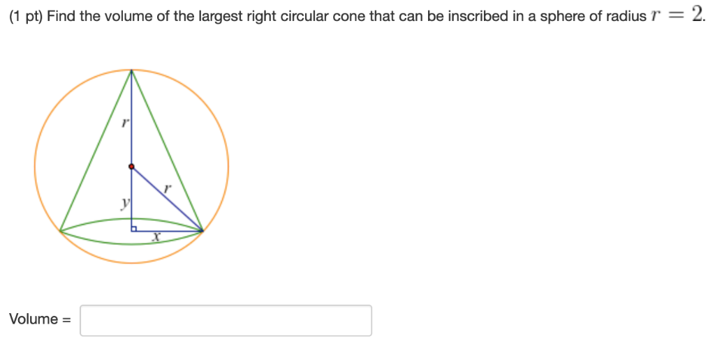 Right Circular Cone Inscribed In A Sphere