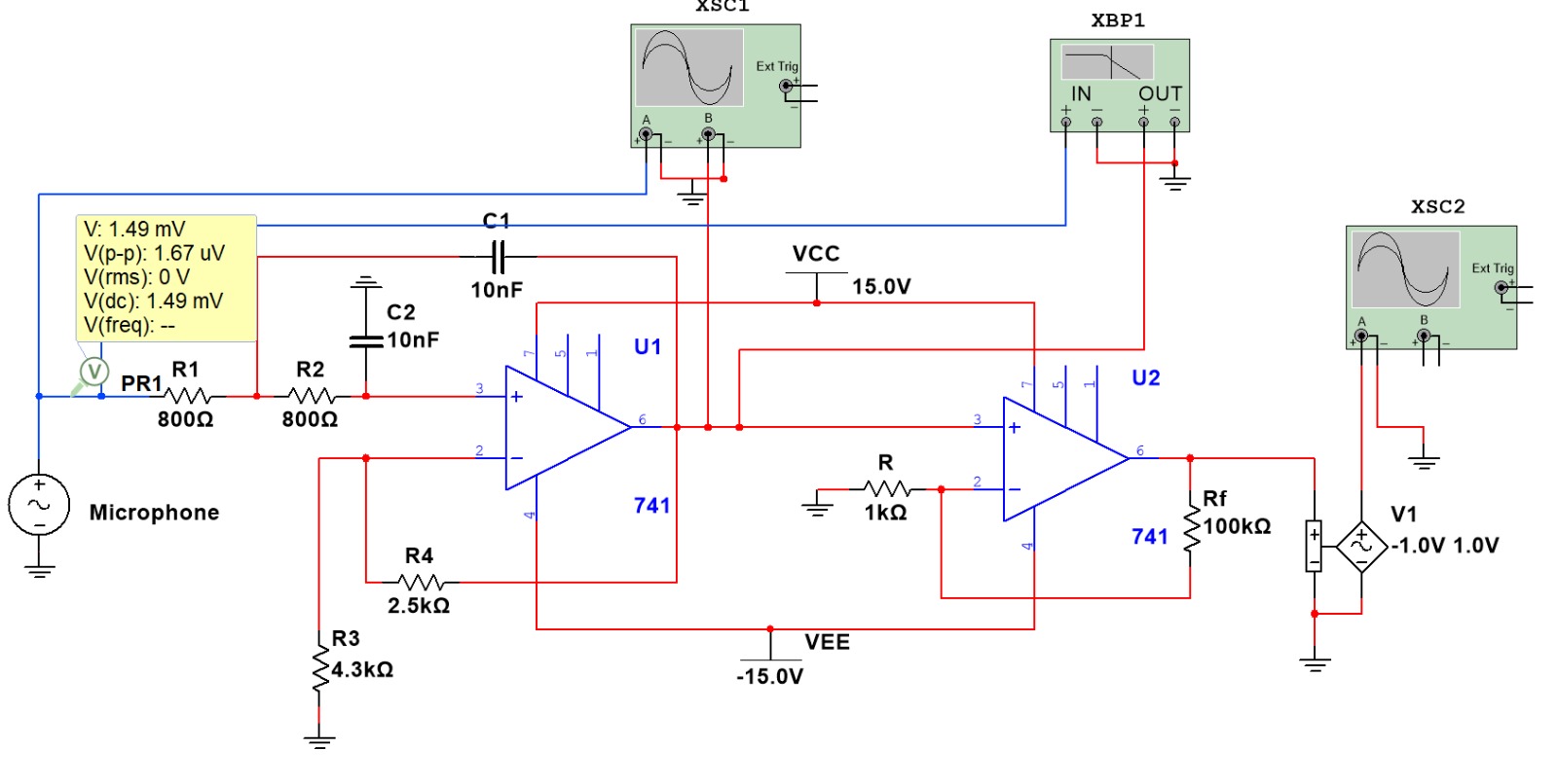 Oscilloscope-XSC1 Oscilloscope-XSC2 Rode | Chegg.com