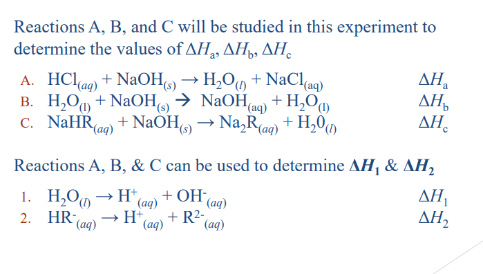How do you arrange the reactions A,B, & C to get 1 & | Chegg.com