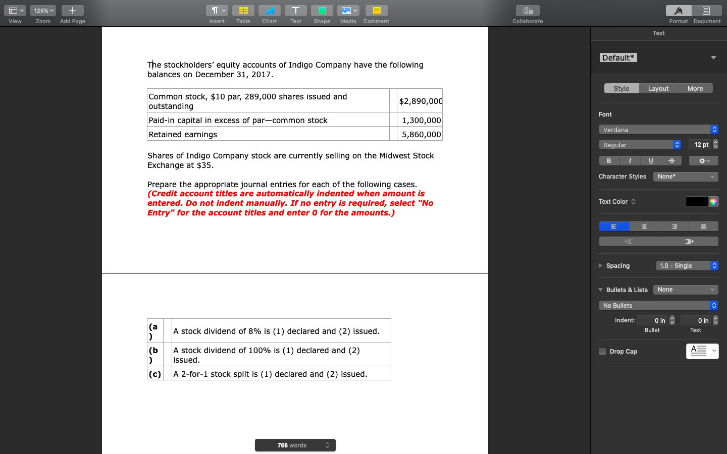 Solved 125% T Do Collaborate View Zoom Add Page Insert Table | Chegg.com