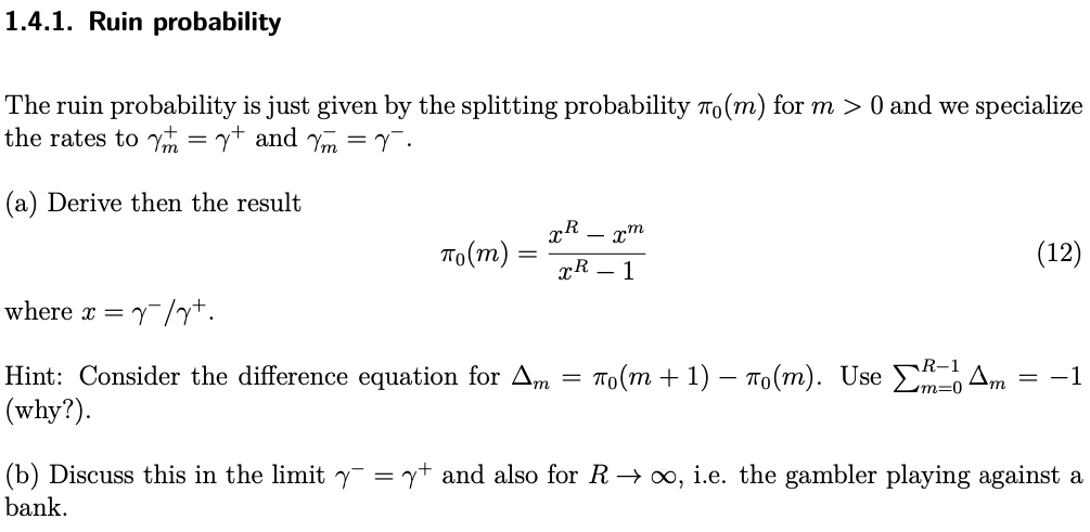 In the following, we consider a one-dimensional | Chegg.com