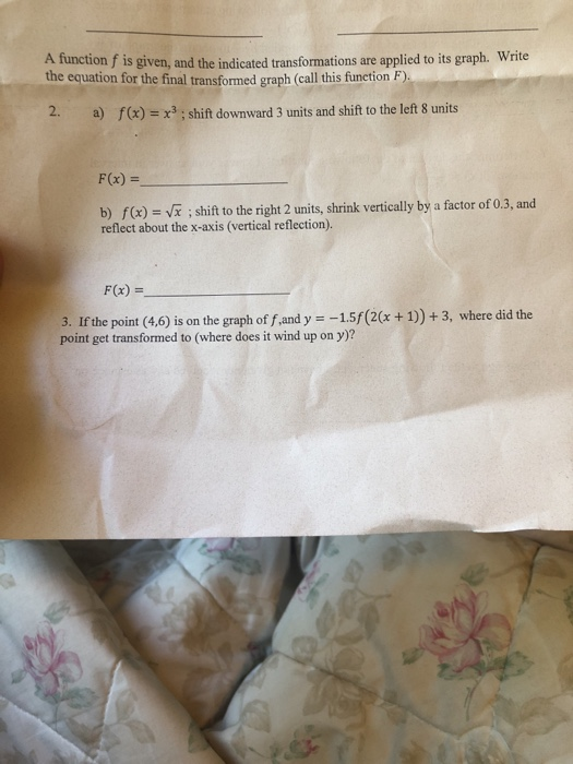 Solved A Function F Is Given And The Indicated