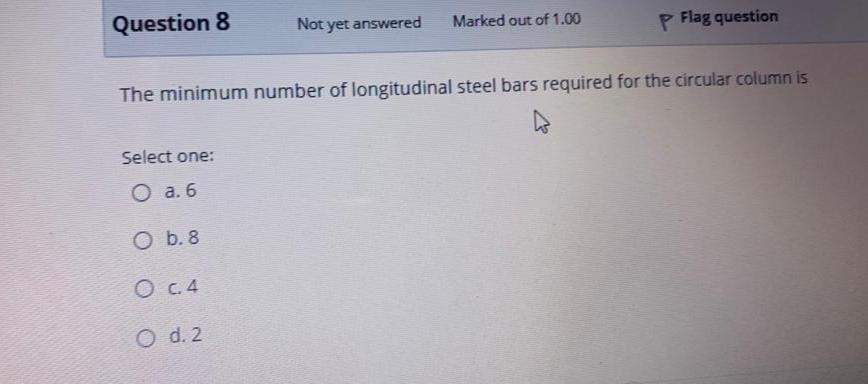 Solved Short column undergoes buckling failure. Select one: | Chegg.com