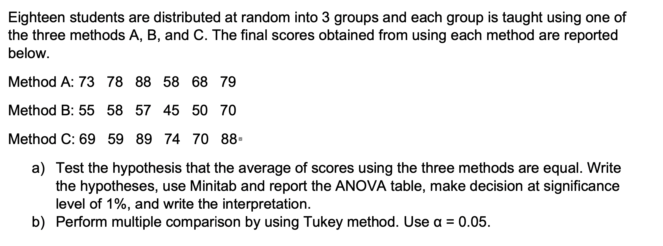 Solved Eighteen students are distributed at random into 3 | Chegg.com
