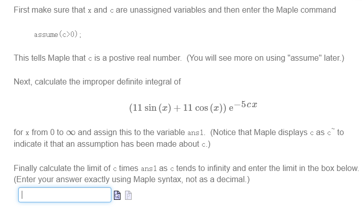 Solved First make sure that x and care unassigned variables | Chegg.com