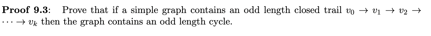 Solved Proof 9.3: Prove that if a simple graph contains an | Chegg.com