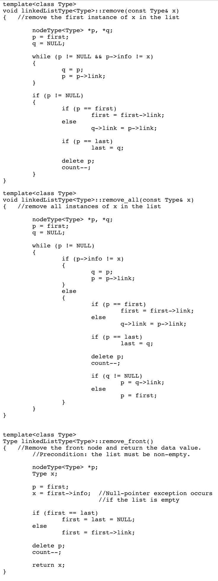Solved 1. (10 pts) Provide the running time complexity for | Chegg.com