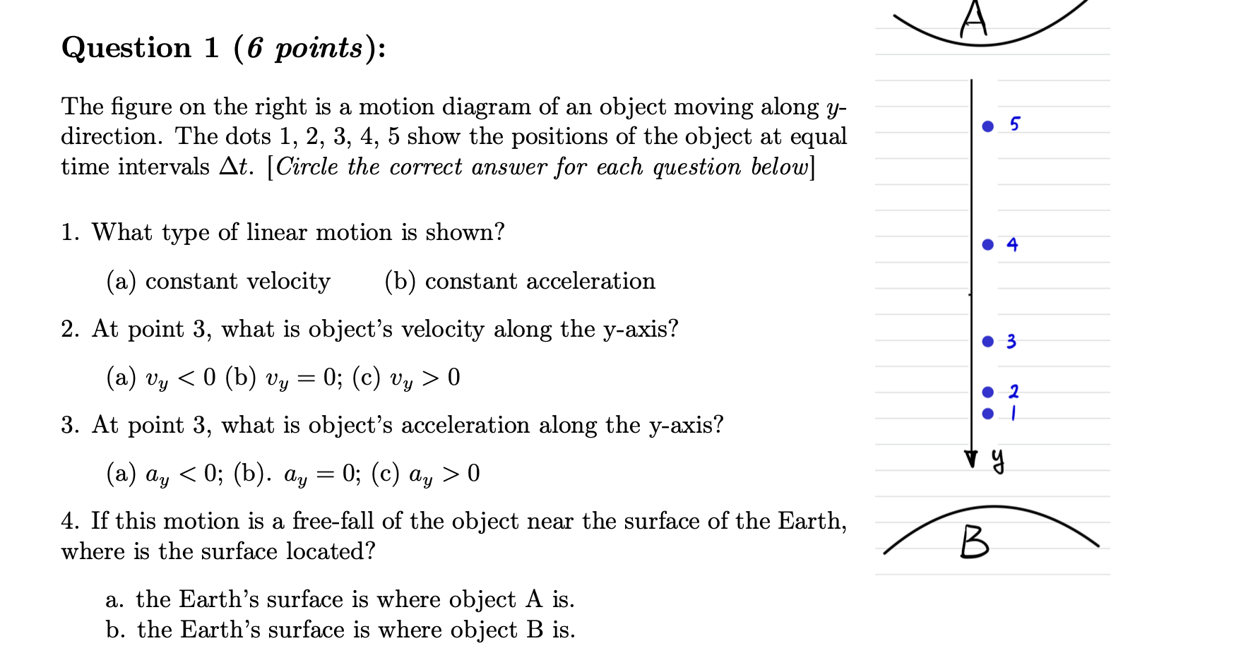 Solved The figure on the right is a motion diagram of an | Chegg.com