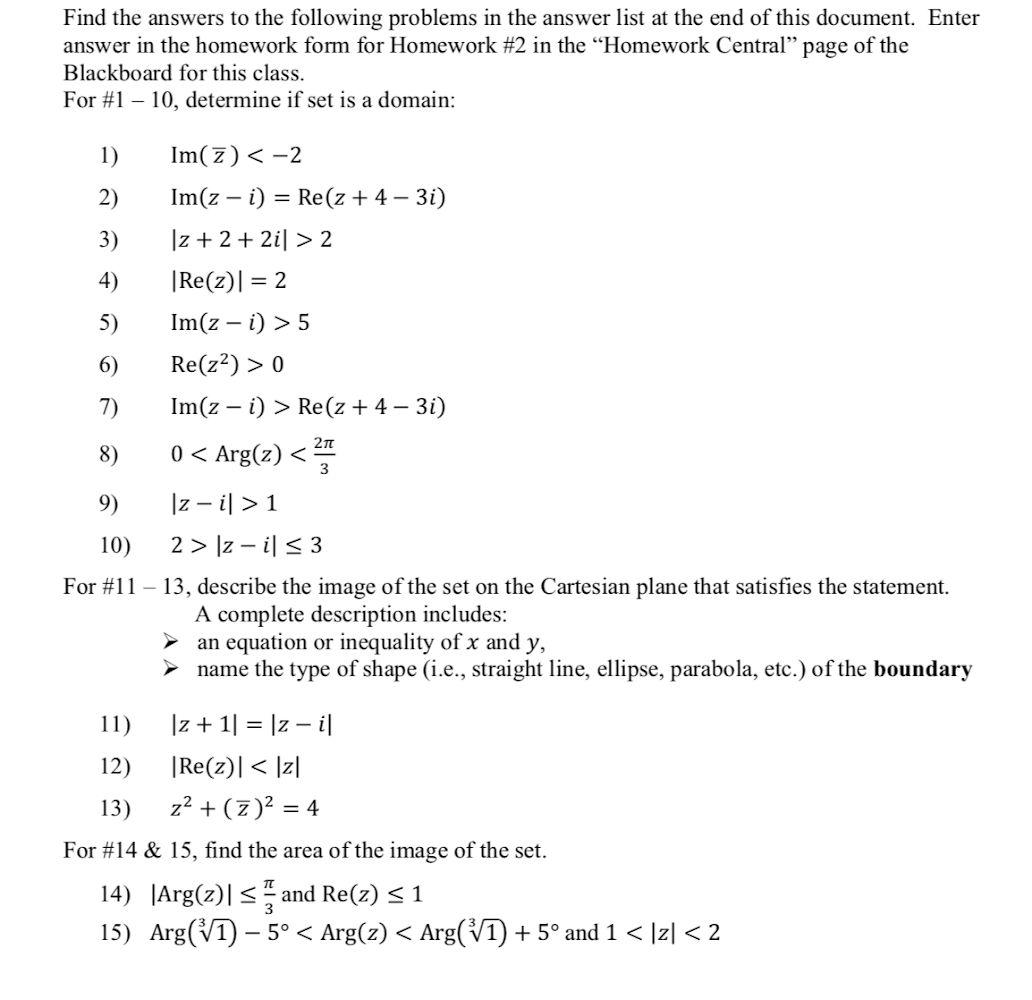 Solved Find the answers to the following problems in the | Chegg.com