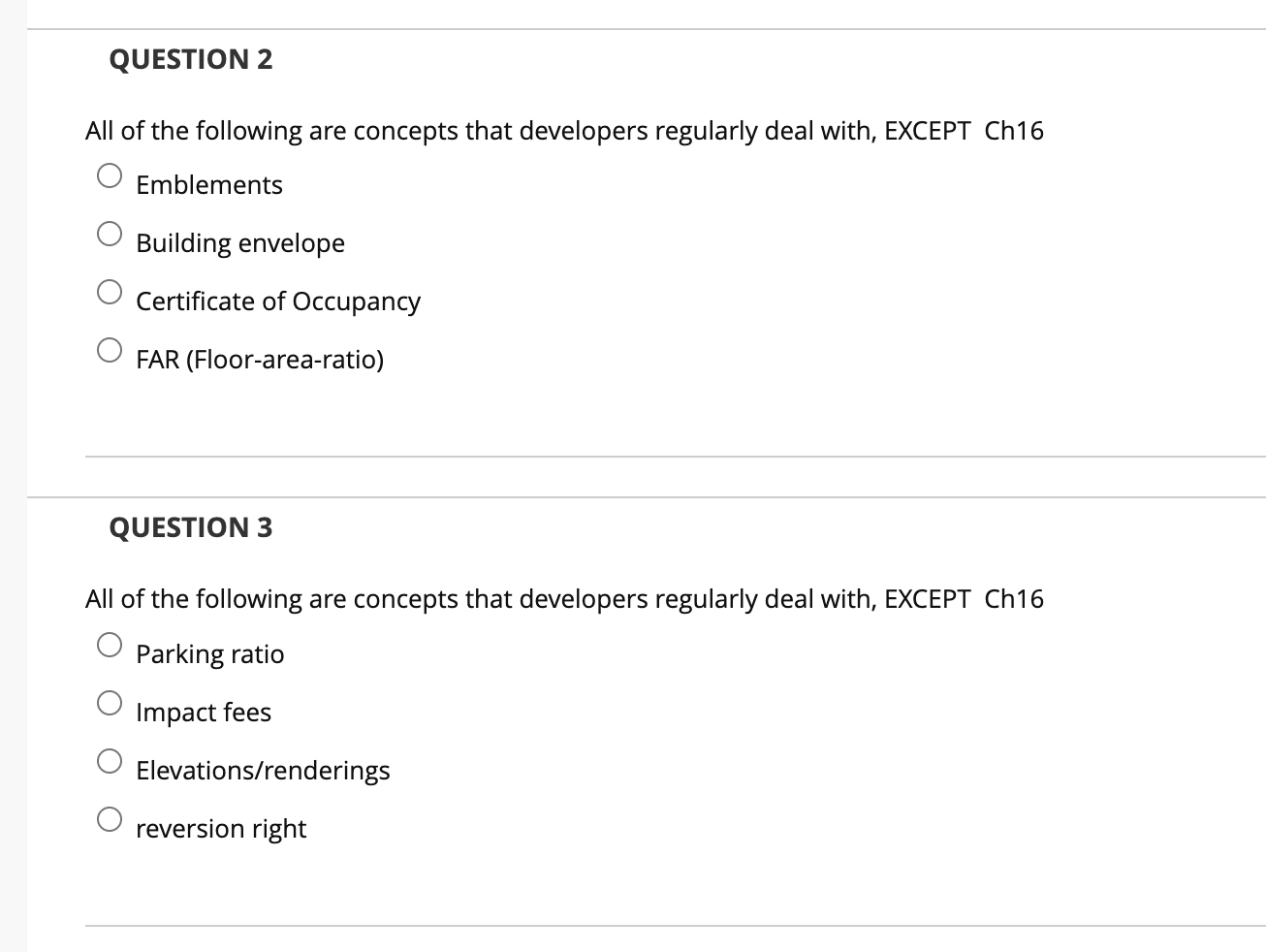 Solved 2. All of the following are concepts that developers | Chegg.com