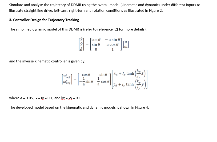 Solved WORK DESCRIPTION 1. Introduction A differential drive | Chegg.com