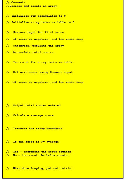 Solved Hi, I need to type these comments into my code and I | Chegg.com