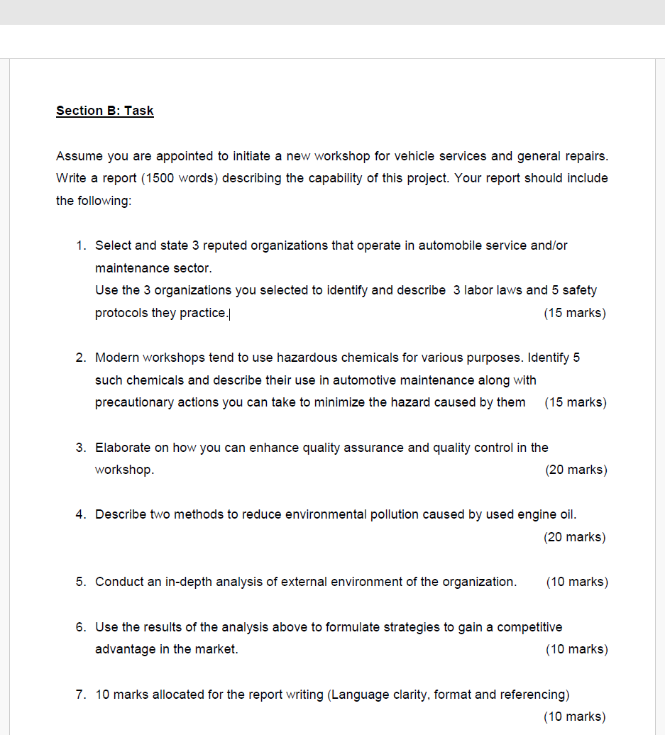 6. Use the results of the analysis above to formulate | Chegg.com