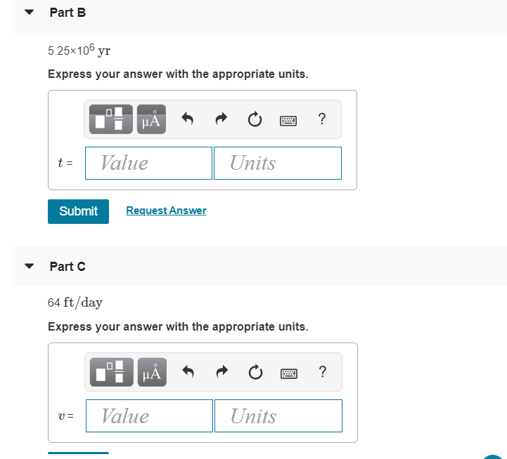Solved Convert the following to basic SI units PartA 67 in | Chegg.com