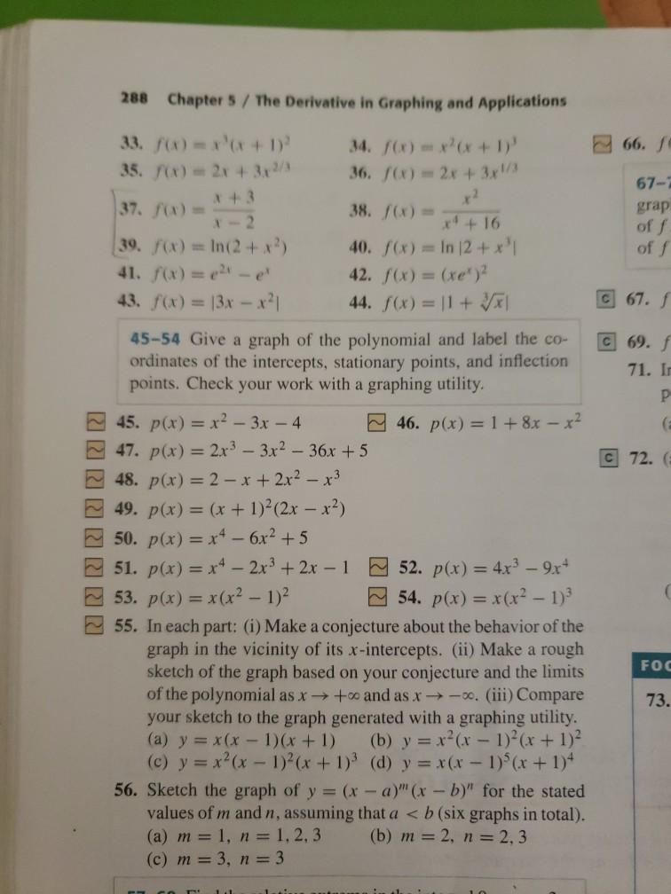 Solved Find The Relative Maximum Relative Minimum For 1580