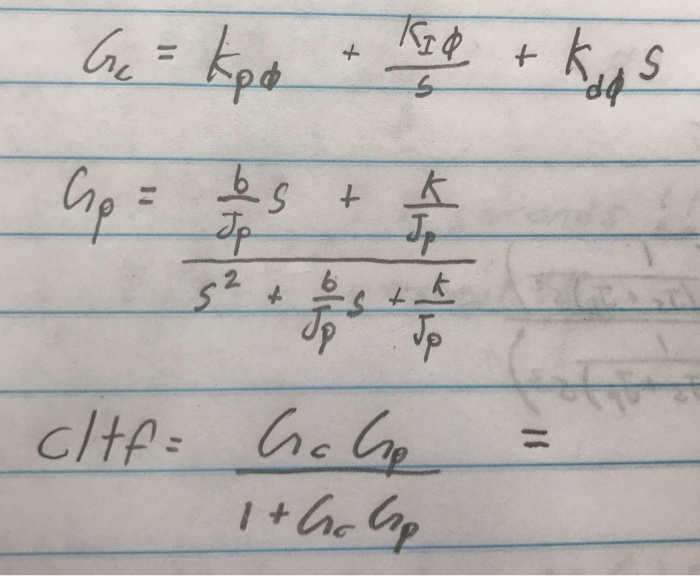 Solved What is the monic form of this closed loop transfer | Chegg.com