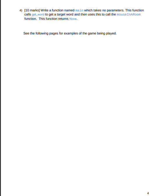 Solved 1) [20 marks] Write a function named enter_guess | Chegg.com
