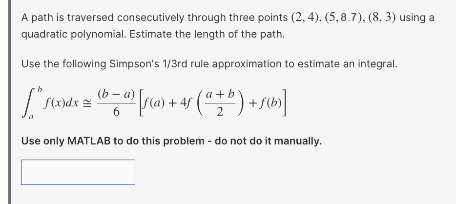 Solved A path is traversed consecutively through three | Chegg.com