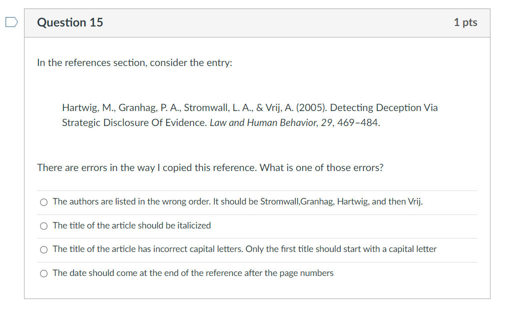 Solved Interviewing in line with the training In order to | Chegg.com