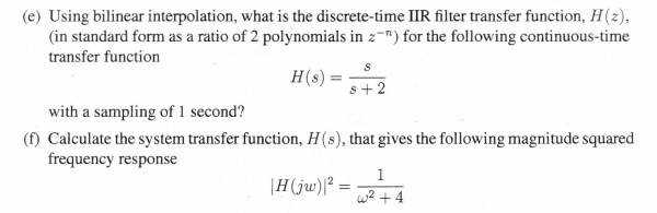 Solved (e) Using bilinear interpolation, what is the | Chegg.com
