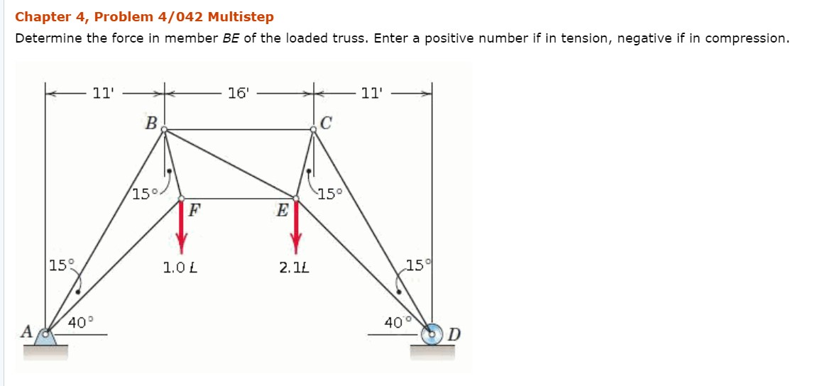 Solved Chapter 4, Problem 4/042 Multistep Determine the | Chegg.com