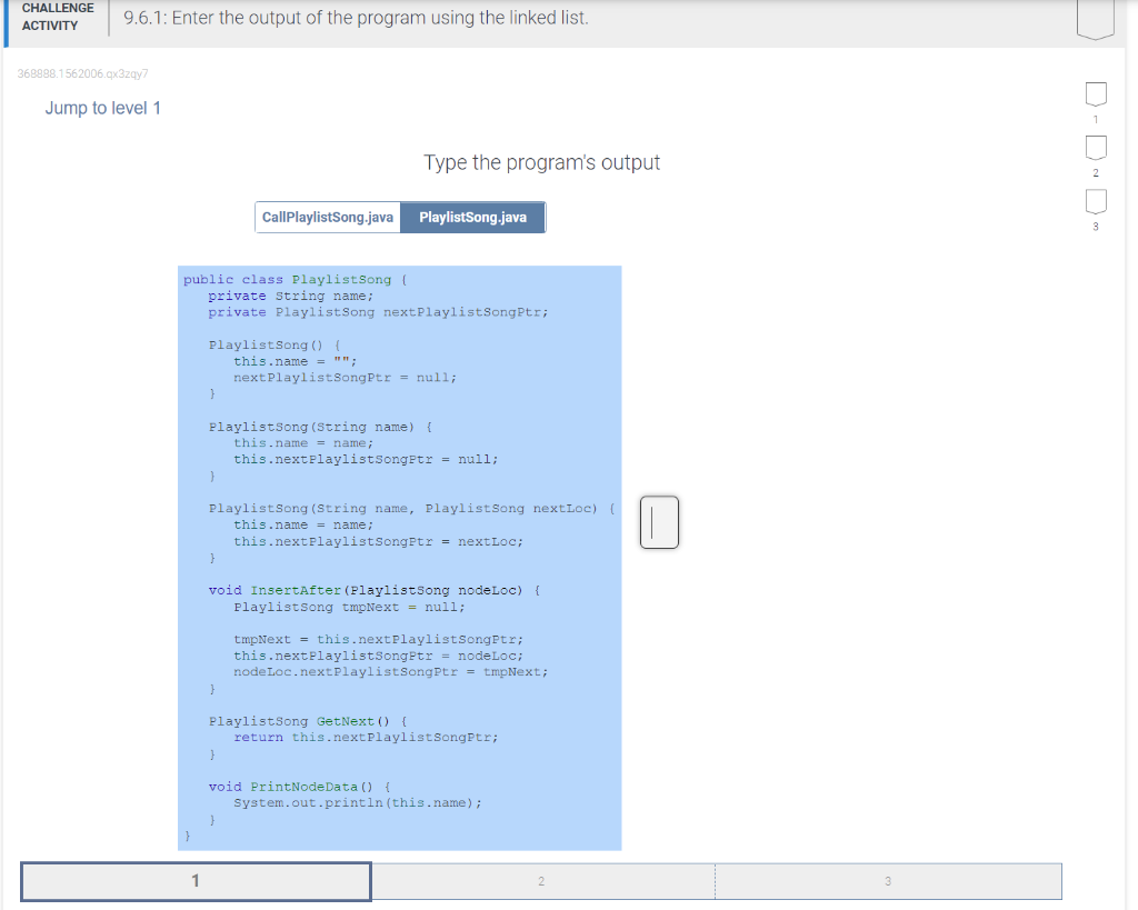 Solved CHALLENGE ACTIVITY 9.6.1: Enter the output of the | Chegg.com