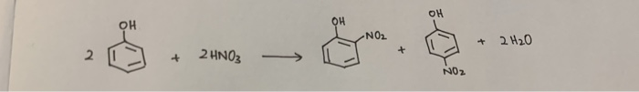 Solved detailed two reaction mechanism to form o-nitrophenol | Chegg.com