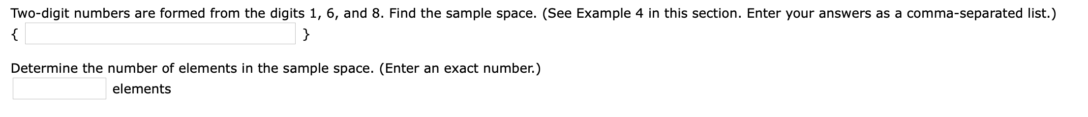 Solved Two-digit numbers are formed from the digits 1, 6, | Chegg.com