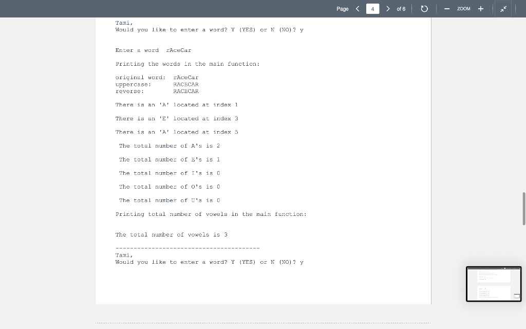 Solved Intro To Programming In C Program 8 Larger Program 3946