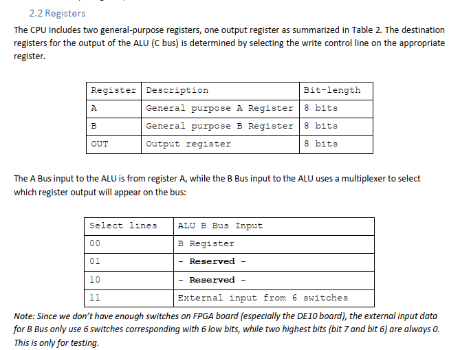 Using Verilog Design The Simple Cpu And Testbench
