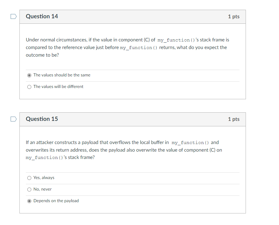 Approximate size of local buffer (as deduced by | Chegg.com