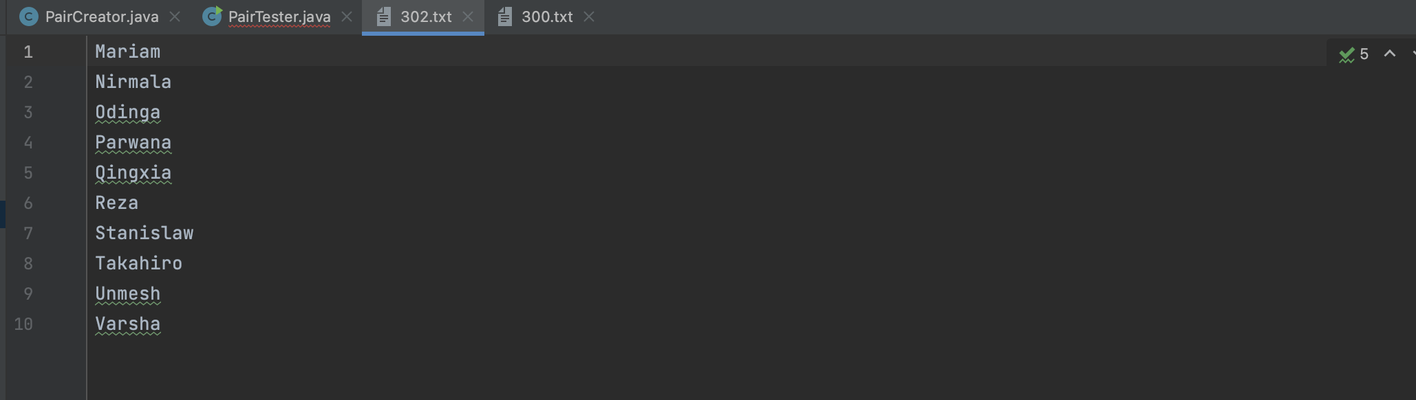 Solved Create Random Student Pairs Your TA is tired and does | Chegg.com