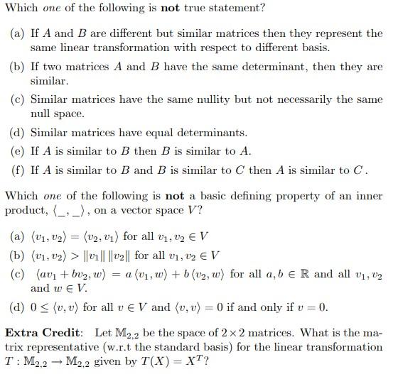 Solved Which one of the following is not true statement? (a) | Chegg.com