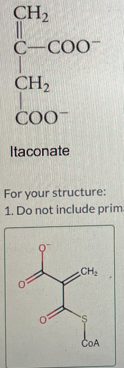 Solved Can someone draw the mechanism for itaconate to | Chegg.com
