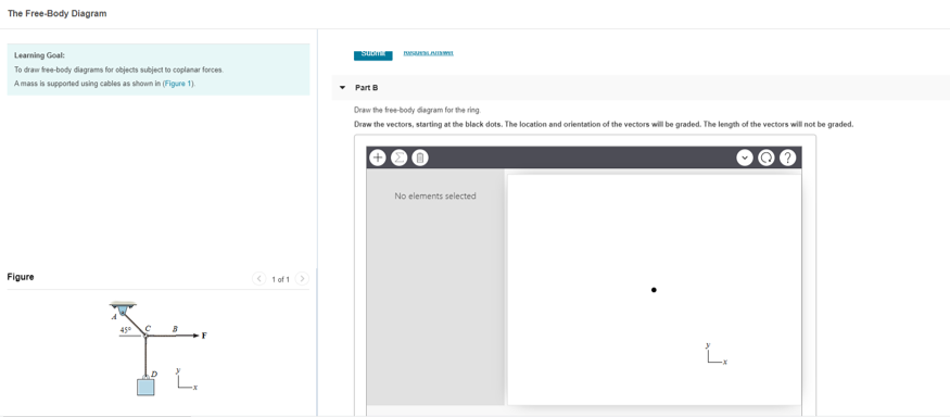 Solved The Free-Body Diagram Draw the vectors, starting at | Chegg.com
