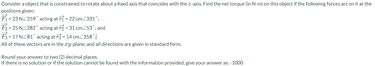 Solved Consider a object that is constrained to rotate about | Chegg.com