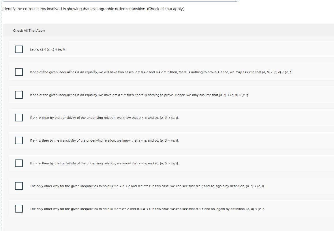 Solved Consider the Cartesian product of two posets under | Chegg.com