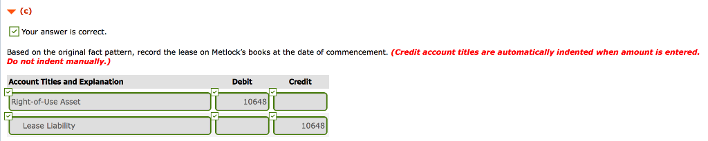 Solved Exercise 21A-3 a-g (Part Level Submission) Metlock | Chegg.com