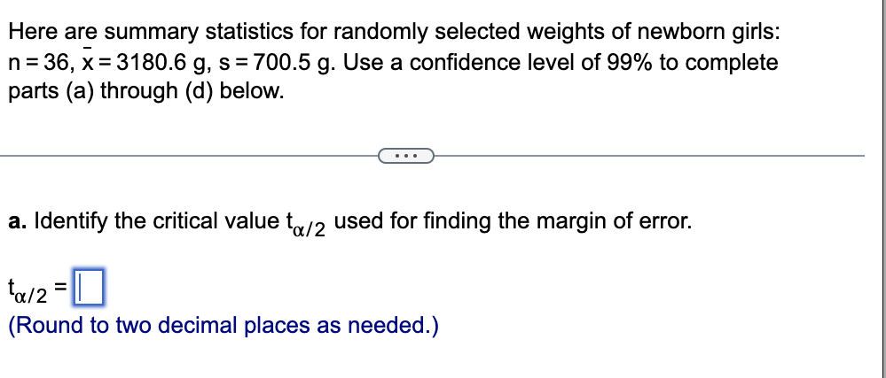 Solved Here are summary statistics for randomly selected | Chegg.com