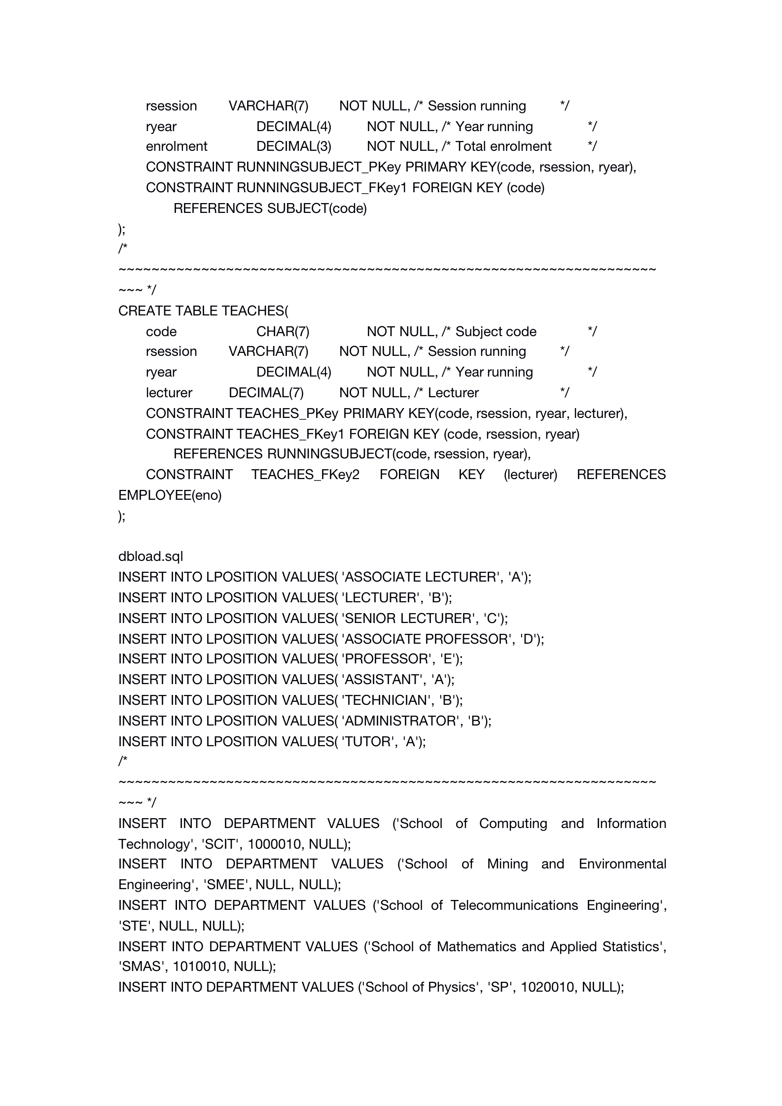 Solved Tasks Task 1 (5 marks) Download a file solution1.sql | Chegg.com