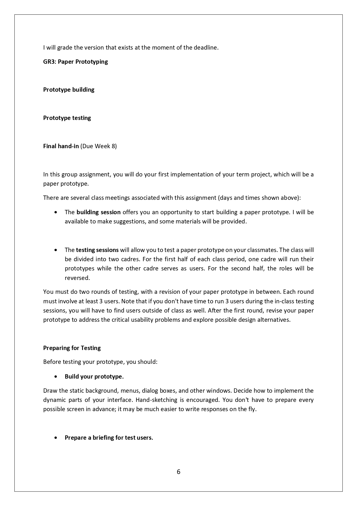 SEMESTER-LONG GROUP PROJECT (40%) GR1: Project | Chegg.com