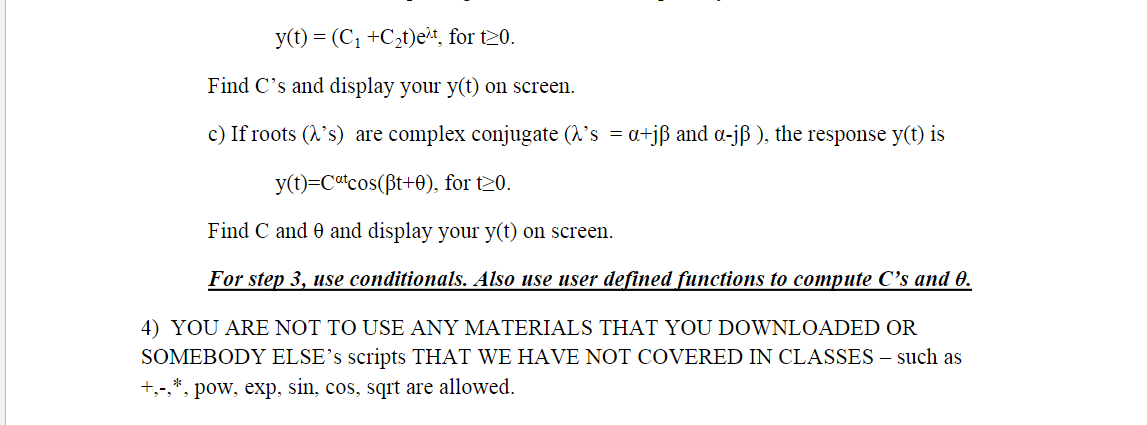 Objective: Create a C script that will find the | Chegg.com