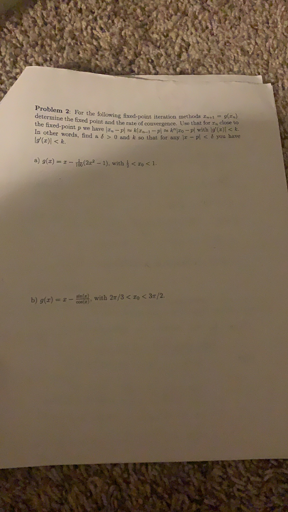 Solved Problem 2: For the following fixed-po determine the | Chegg.com