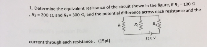 Solved Determine the equivalent resistance of the circuit | Chegg.com