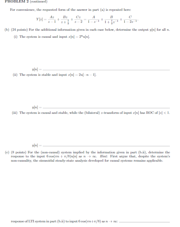 The Sequences X N H N And Y N Correspond To The 