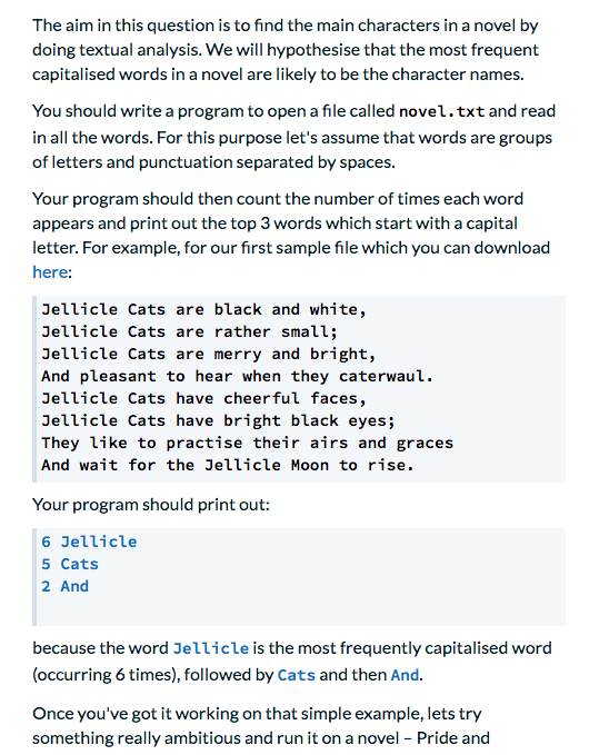 Solved The aim in this question is to find the main | Chegg.com
